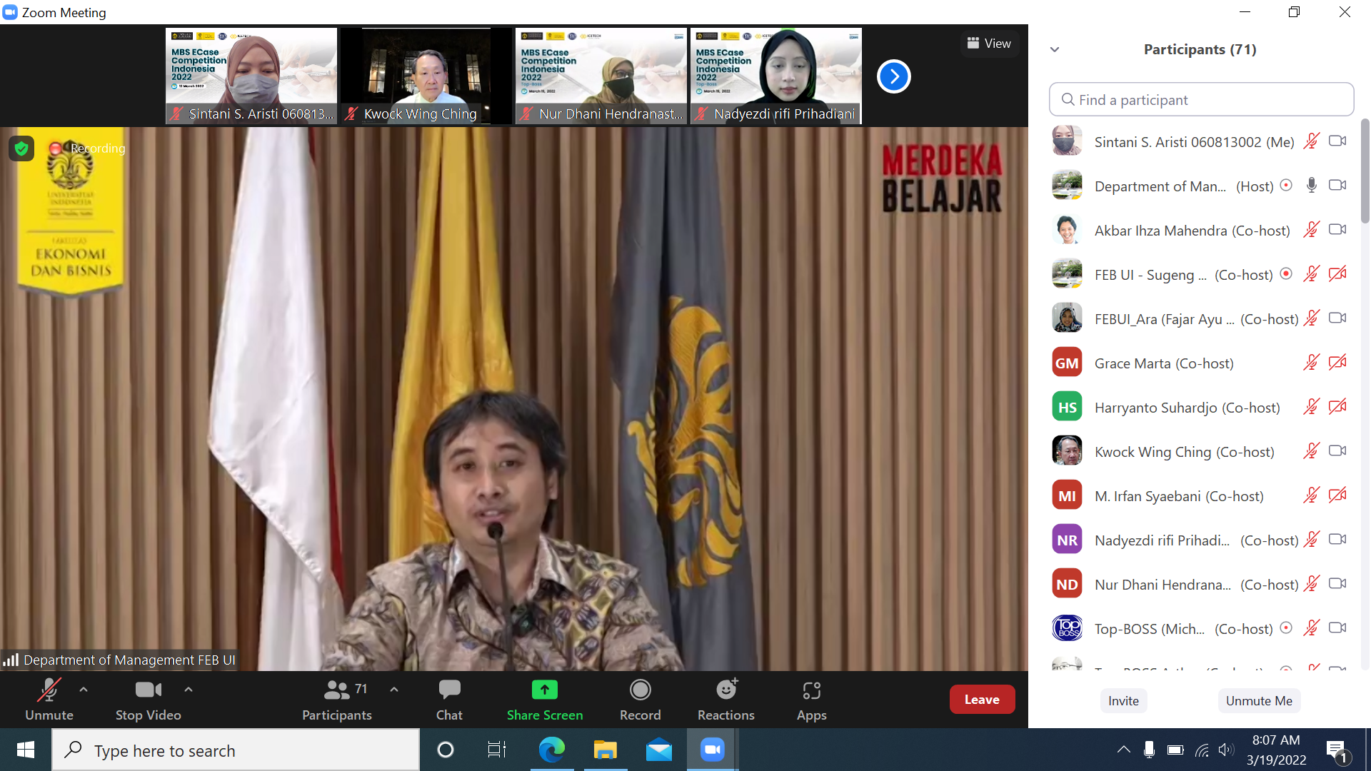 MBS E-CASE COMPETITION 2022 – Departemen Manajemen Fakultas Ekonomi dan ...